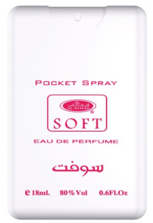 Perfumes › Crown Perfumes › Soft 18ml Pocket Spray Eau De Perfume By Al-Rehab